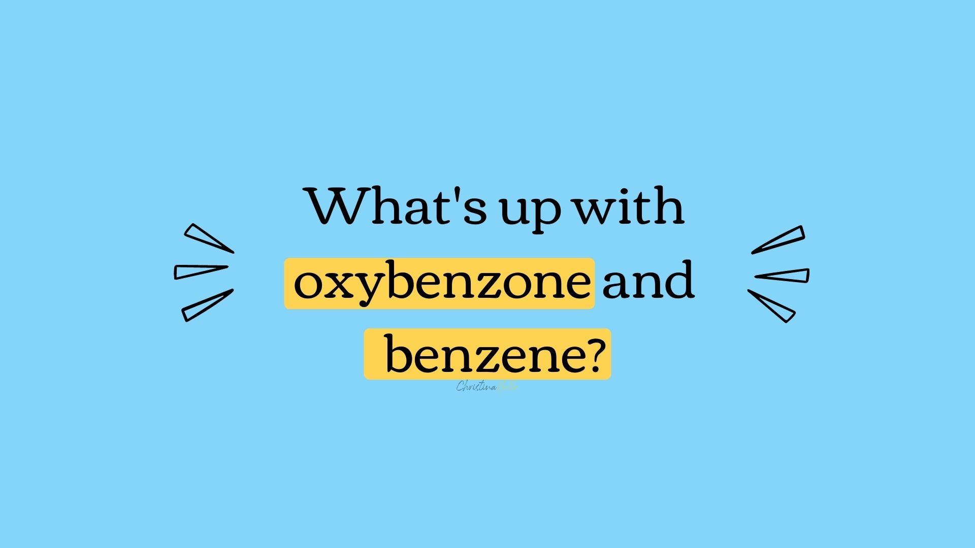Understanding and deciphering sunscreen - Christinahello
